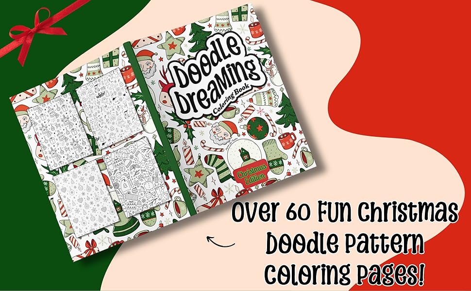 Amazon.com: Doodle Dreaming Coloring Book: Christmas Edition, Doodle ...
