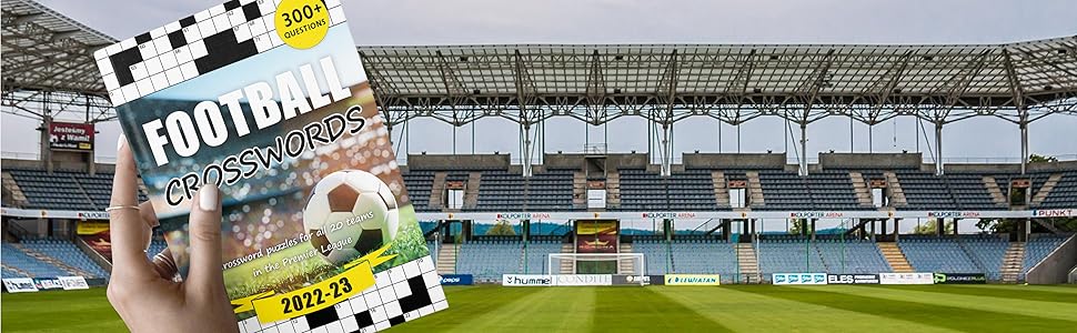 Football Crosswords 2022/23: Perfect gift for adult football fans and ...