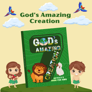 God's Amazing Creation - Activity Book for Kids: Christian Activity ...