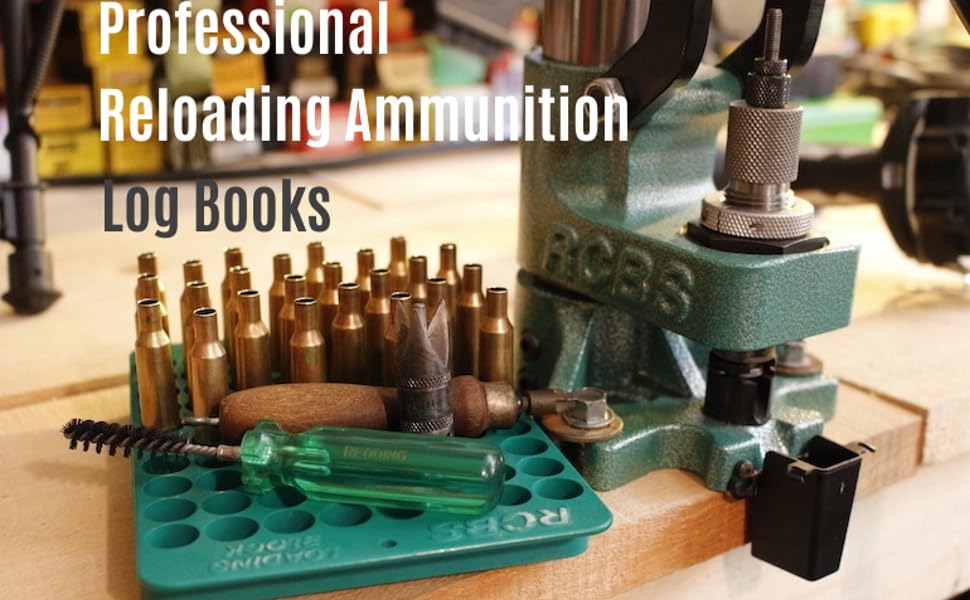 Reloading Record Log Book | Ammunition Data Log: Agile Rabbit Publications: Amazon.com: Books