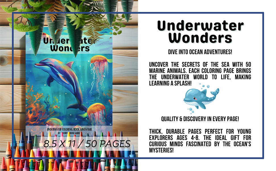 Underwater Wonders Coloring Book: Sea Life Exploration: Dive into ...