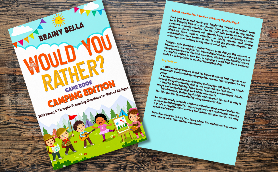 Would You Rather? Game Book: Camping Edition: 300 Funny & Thought ...