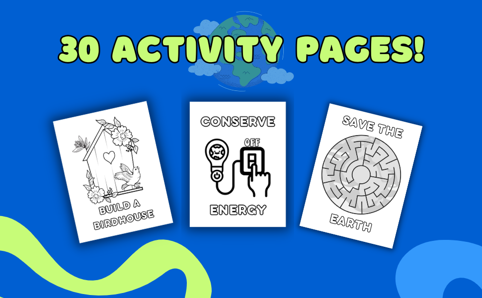 You Can Save Our Planet! An Earth Day Activity Book including Coloring ...