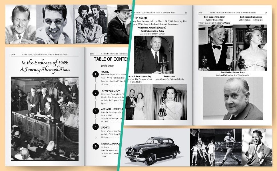 Amazon.com: A Year to Remember 1949 Book: The Perfect Gift For Those Born or Married in 1949 ...