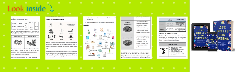 Life Skills For Tweens: How to Cook, Clean, Shop, Study, Make Friends, and Mastering Day to Day ...