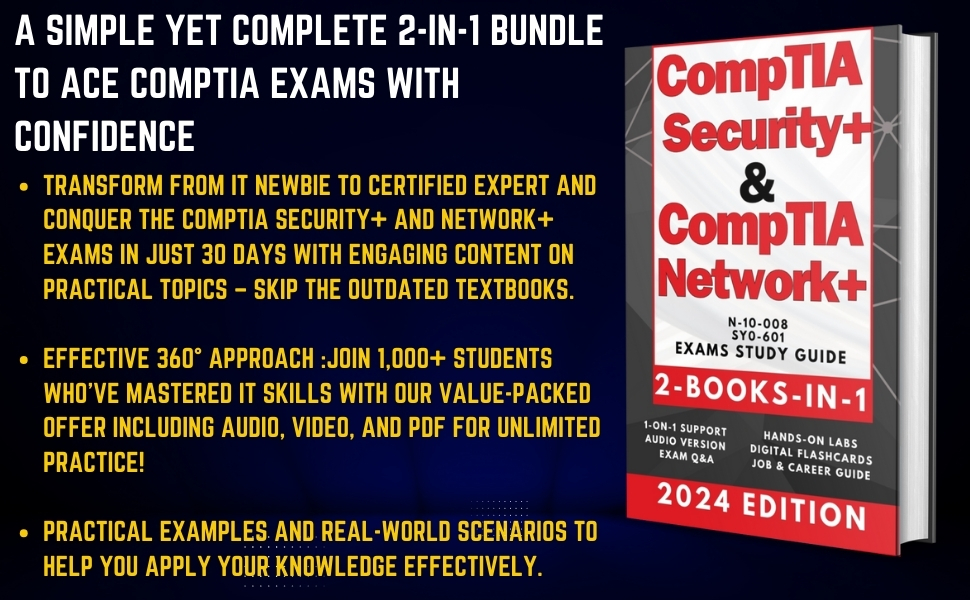 Amazon.com: COMPTIA SECURITY+ & NETWORK+ STUDY GUIDE: The Ultimate 2-BOOKS-IN-1 Certification ...