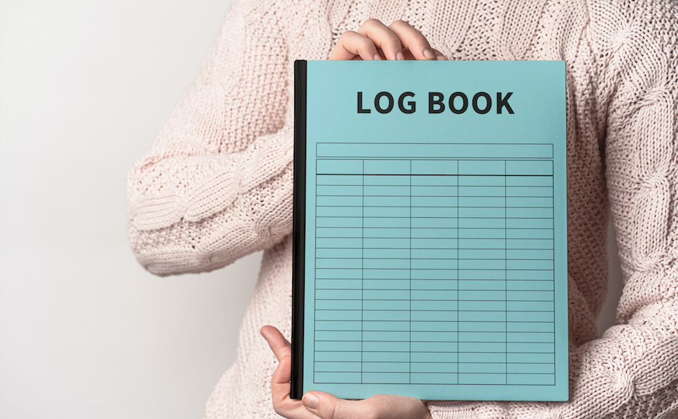 Log Book: Large Multipurpose Notebook With 5 Columns to Record Activity ...