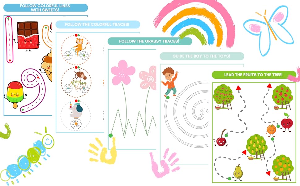 Pre-Writing Workbook For Toddlers: Exciting Pencil Control Activities ...