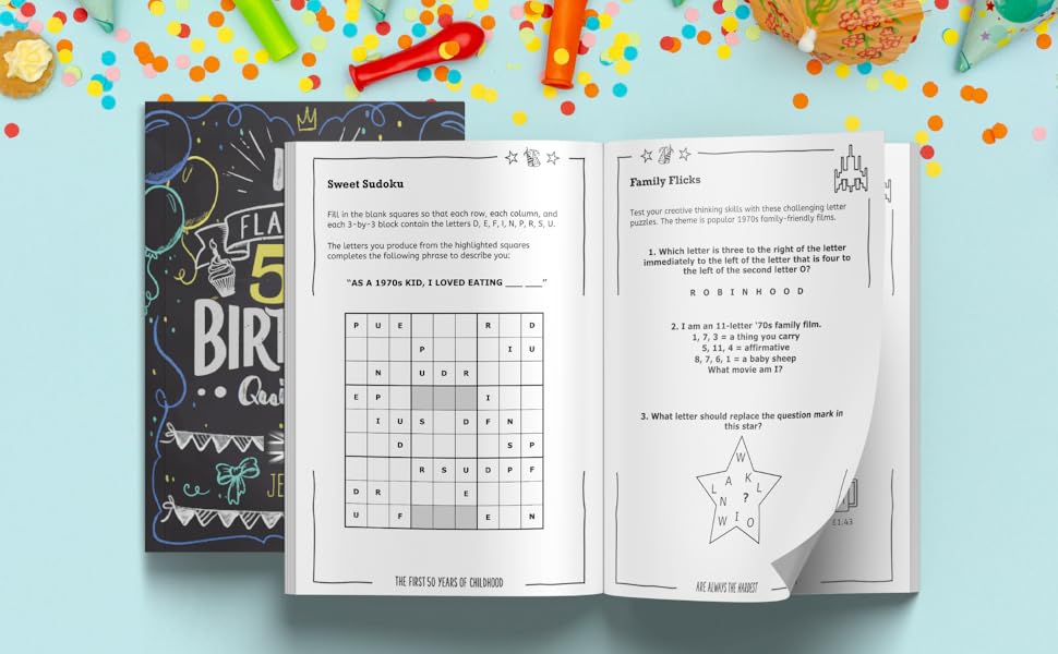 My Flashback 50th Birthday Quiz Book: Turning 50 Humour for People Born in the '70s UK ...