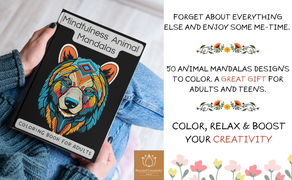 Amazon.com: Mindfulness Animal Mandalas: Adult Coloring Book. Find ...