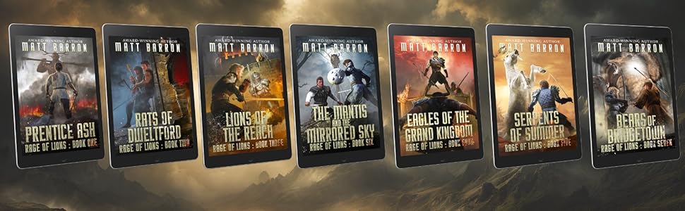 Amazon.com: The Mantis and the Mirrored Sky (Rage of Lions Book 6) eBook : Barron, Matt: Kindle ...