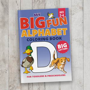 Amazon.com: My Big Fun Alphabet Coloring Book Big Letters: For Toddlers ...