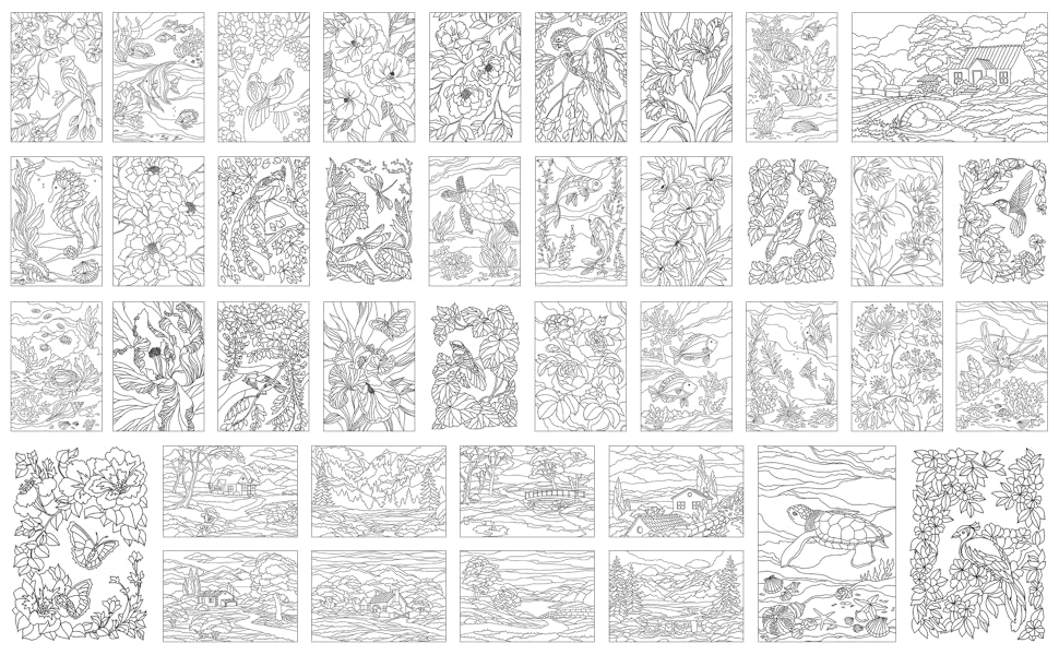 Coloring Books For Adults Volume 6: 40 Stress Relieving And Relaxing Patterns : ColoringCraze ...