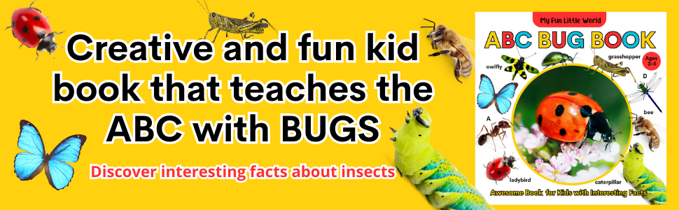 ABC Bug Book for Kids: with Interesting Facts About Insects | Alphabet ...