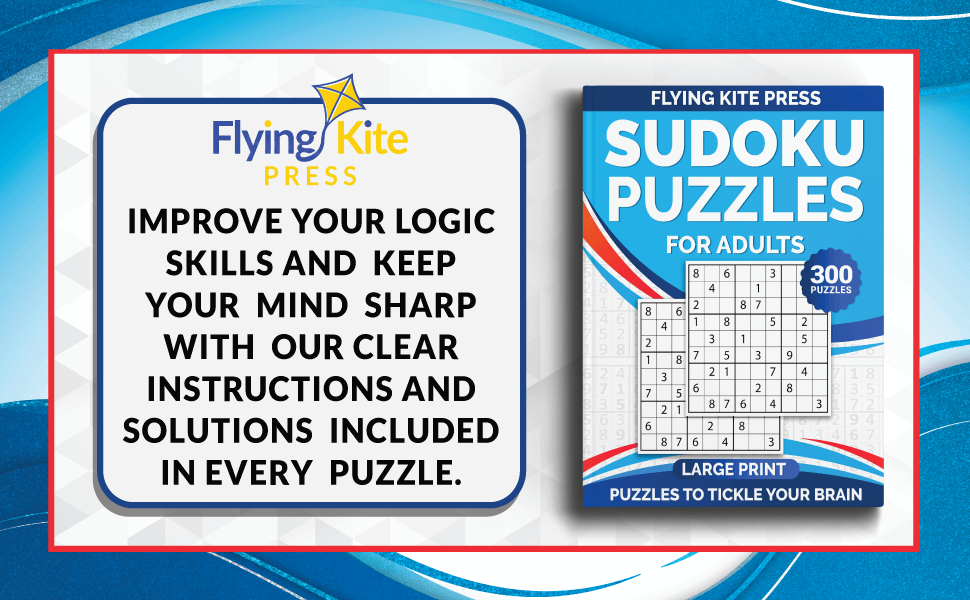 Amazon.com: Sudoku Large Print Puzzles for Adults: 300 Easy to Hard Large Print Sudoku Puzzle ...