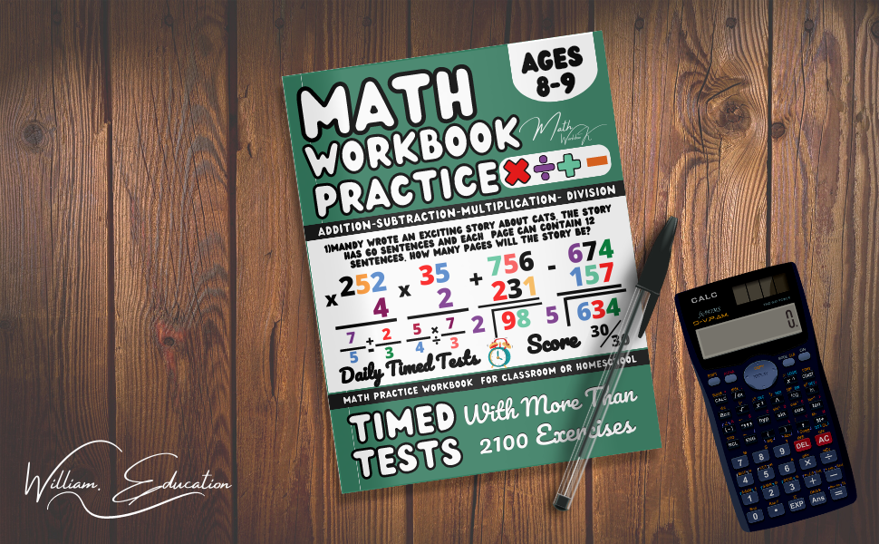 Maths Book for 8-9 Year Old, KS2 Maths Workbook Year 4, Addition ...