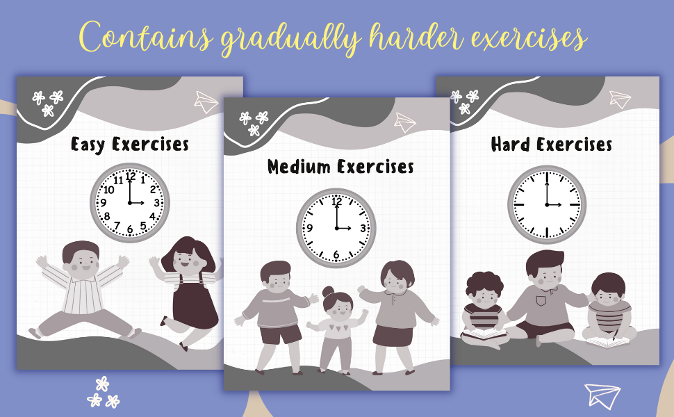 Telling Time Workbook for Kids: An Introduction to Telling Time with ...