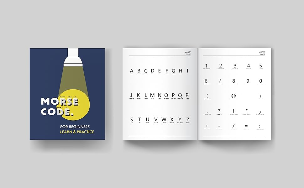 Morse Code for Beginners - Learn and Practice: Easy Tutorial Workbook ...