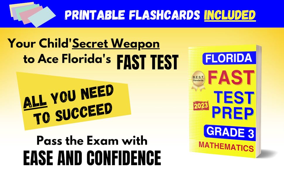 Florida FAST Test Prep Grade 3: Mathematics. A Comprehensive Practice ...