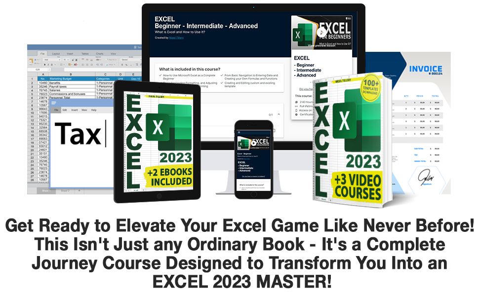 Excel: The Complete Illustrative Guide for Beginners to Learning any ...