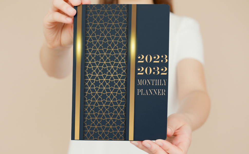 Amazon.com: Planner 2023-2032: Monthly Calendar 10 Year Schedule and Organizer, 120 Months with ...