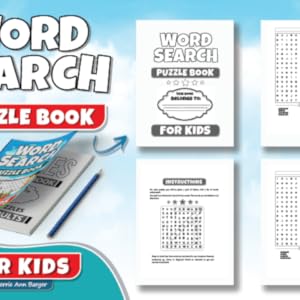 Word Search Puzzle Book for Kids: Brain Games that will keep your child ...