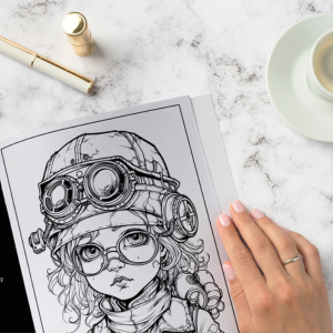 Amazon.com: Steampunk Kids Coloring Book: Retro Modern Art Design of ...