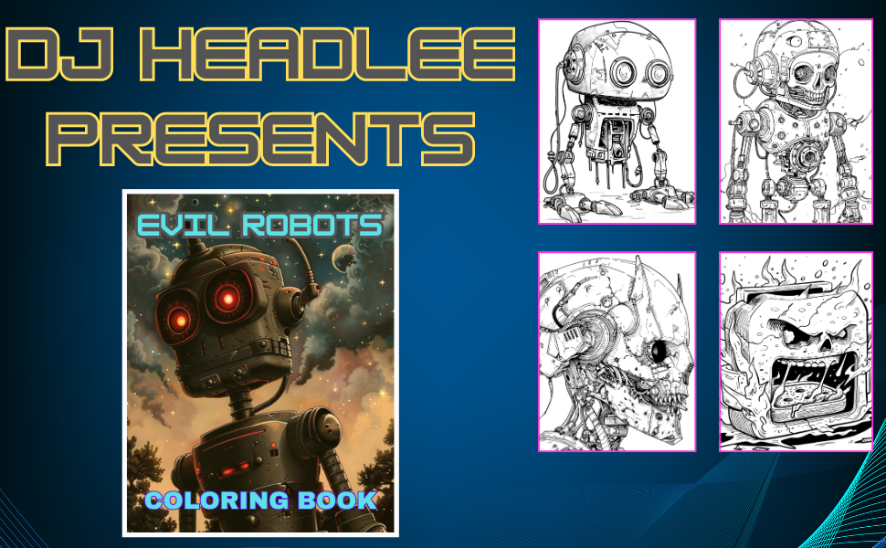Amazon.com: Evil Robots Coloring Book: Illustrations of Scary, Realistic Robots that have come ...
