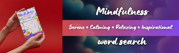 Mindfulness word search for adults: 80 calming and inspirational word ...