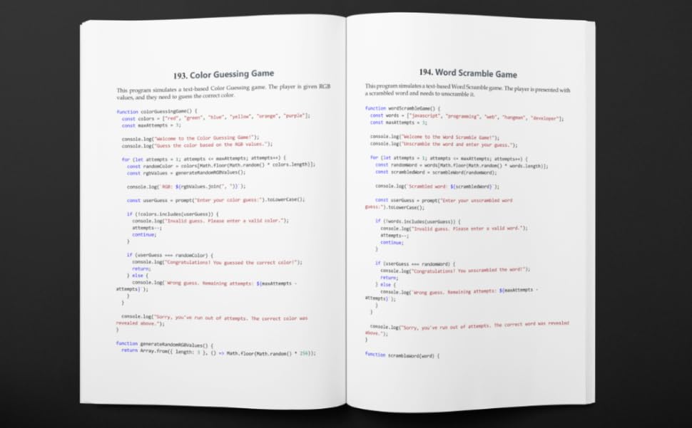 Amazon.com: 200+ JavaScript Programs for Beginners (Javascript MEGA ...