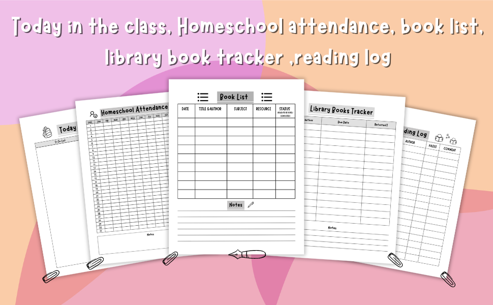 Homeschool Mama Planner 2023-2024: Your All In One Lesson Tracker ...