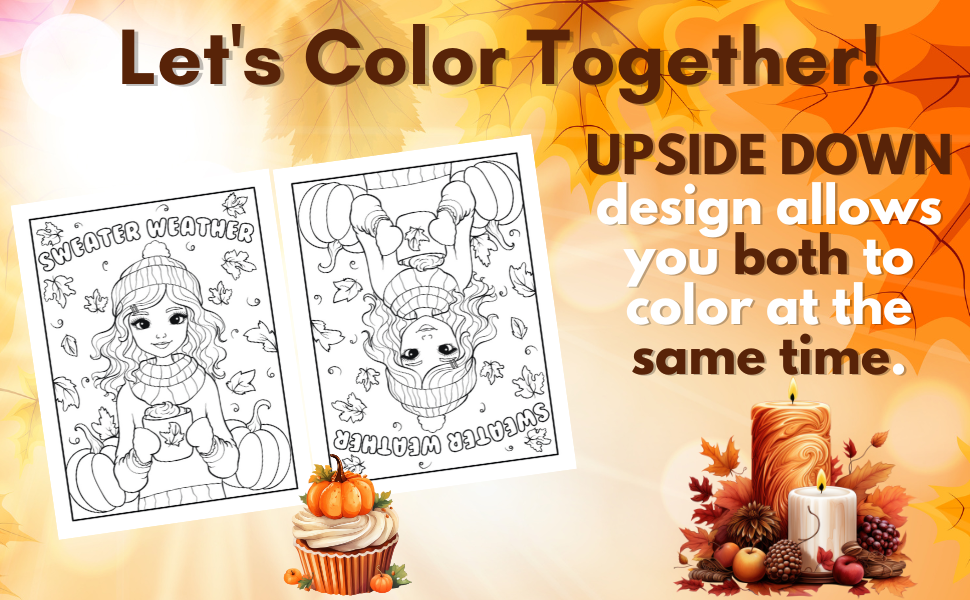 Pumpkin Spice Coloring Book: Color with Me (ages 4-8) (Pumpkin Spice Color with Me): Coloring ...