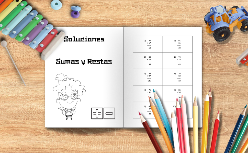Matemáticas. Sumas y restas de 2 cifras. Volumen 1: Cálculo. Números ...