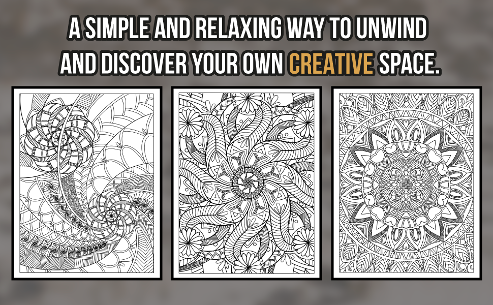 Amazon.com: Mindful Patterns Coloring Book for Adults: An Adult ...