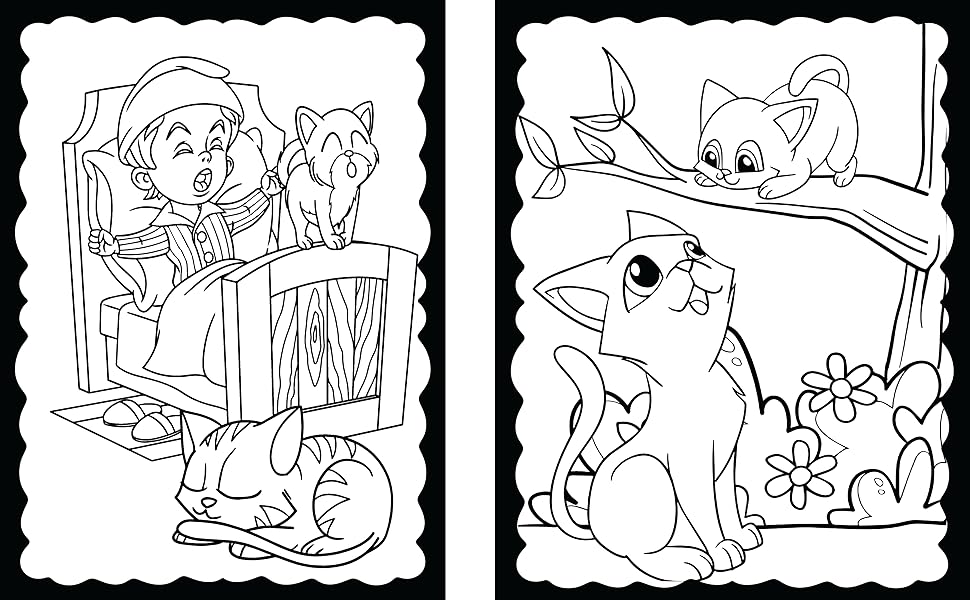 Purrfectly Adorable Cat Coloring Book: Cute Cat Coloring Book: Chadwick ...