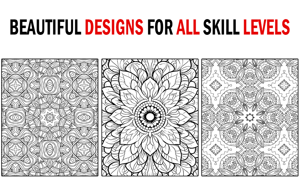 Mindful Patterns Coloring Book for Adults: Mindful Patterns Coloring ...