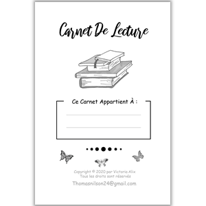 Carnet de Lecture: Carnet de Lecteur & Lectrice | Cahier de Lecture à ...