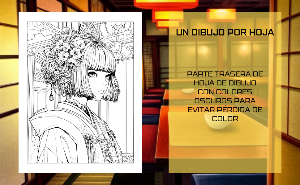 Libro para Colorear Anime: Urban Edition: Serie de Libros para Colorear ...