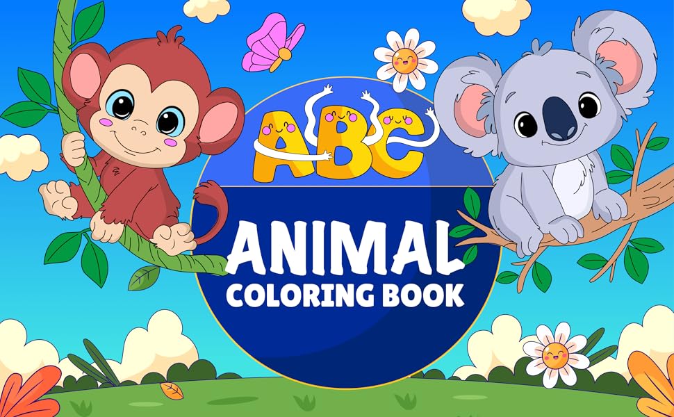 Amazon.com: ABC Animal Coloring Book for Kids: A Colorful Journey ...