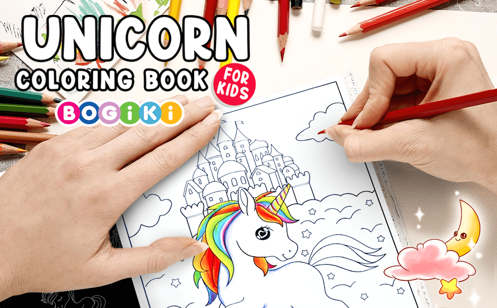 Unicorn Coloring Book: A Collection of Cute and Sweet Unicorns ...