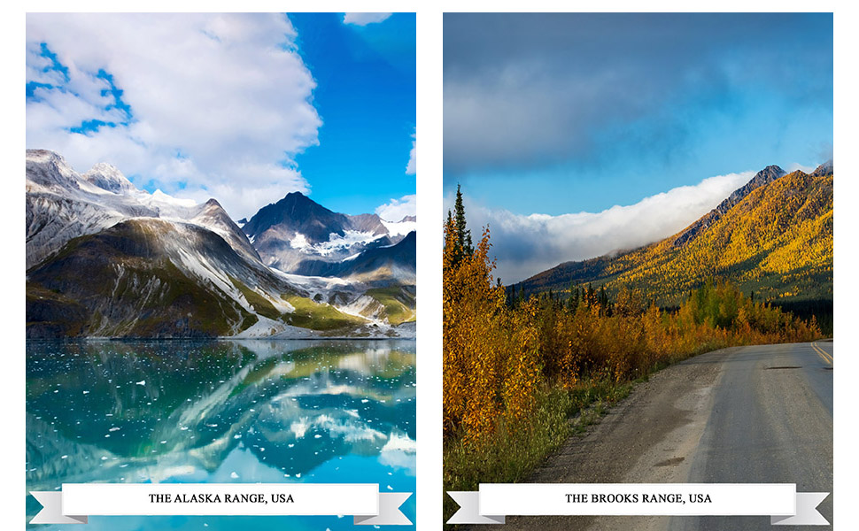 The 40 Most Beautiful Mountain Ranges in the World: A full color ...