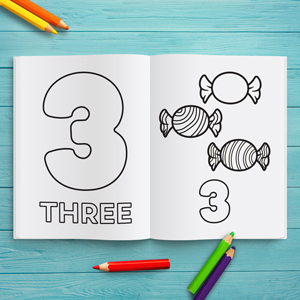 Amazon.com: A Fun Toddler Coloring Book: BIG Letters, Numbers, Colors ...
