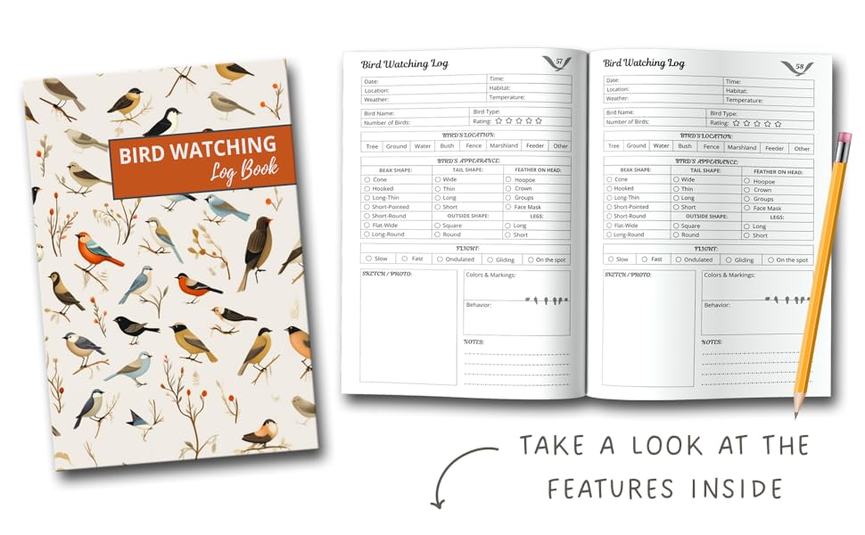 Bird Watching Log Book: Awesome Birding Journal for Bird Watchers & Birders - Birding Field ...