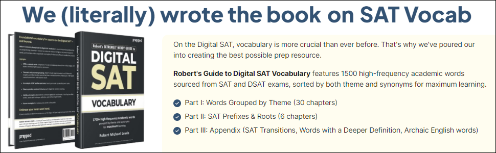 Amazon.com: Robert's Extremely Nerdy Guide to Digital SAT Vocabulary ...