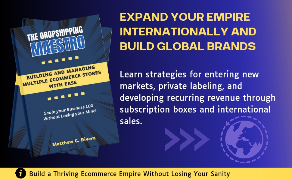 Amazon.com: The Dropshipping Maestro: Building and Managing Multiple Ecommerce Stores with Ease ...