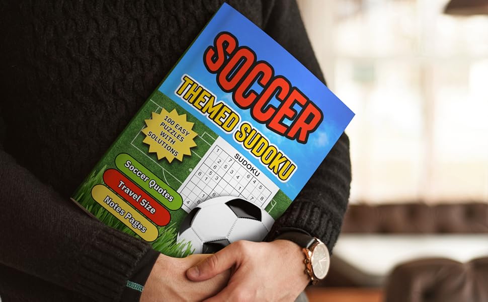 Soccer Themed Sudoku: 100 Easy Puzzles with Solutions. Travel Size ...