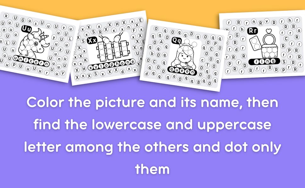 Dot Markers Activity Book ABC: Easy and Fun Dot Marker Coloring Book ...