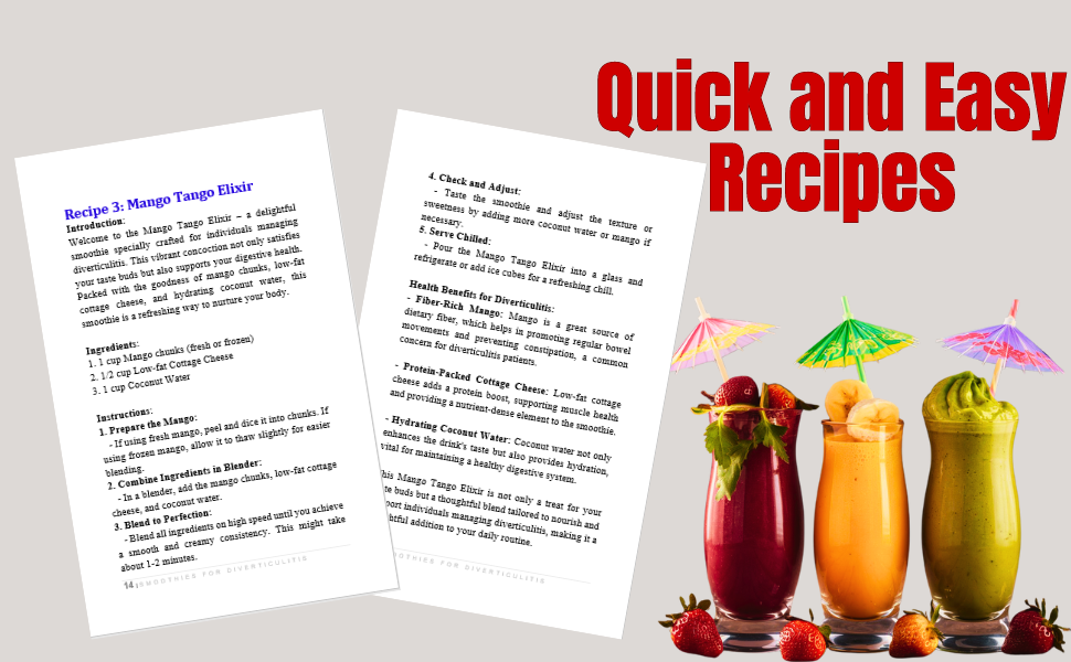 Amazon.com: SMOOTHIES FOR DIVERTICULITIS: The Essential Quick and Easy Fruit Blends Recipe Guide ...