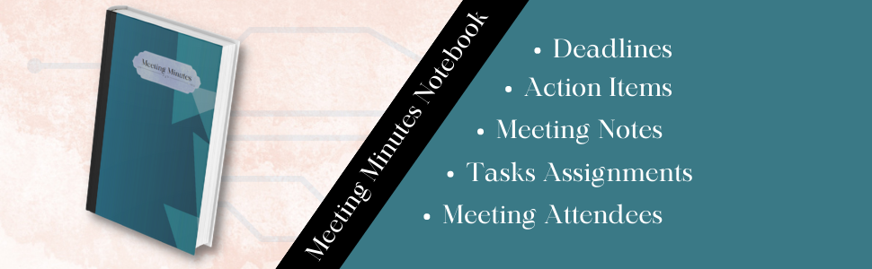 Amazon.com: Meeting Minutes Notebook for Work - Business Meeting ...