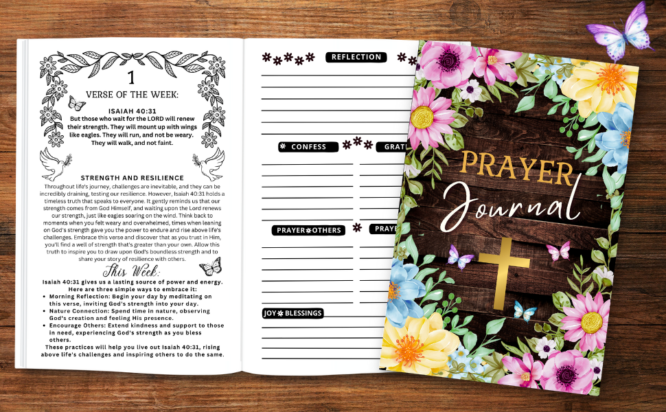 Prayer Journal for Women: 52 Week Guided Devotional with Scripture and ...